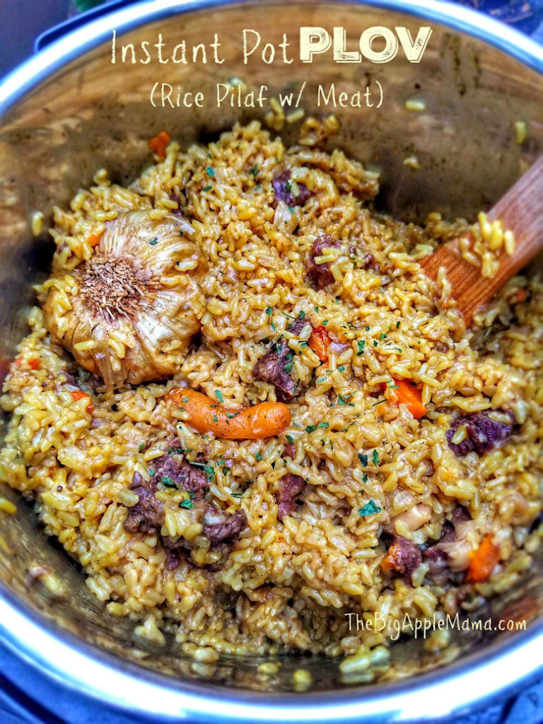 Instant Pot Plov (One Pot Rice Pilaf with meat) - Daily Yum