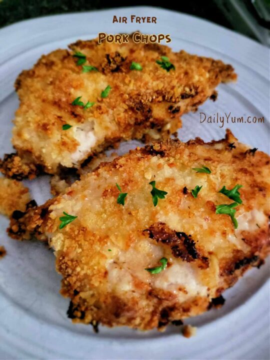 Best Damn Air Fryer Breaded Pork Chops - Daily Yum