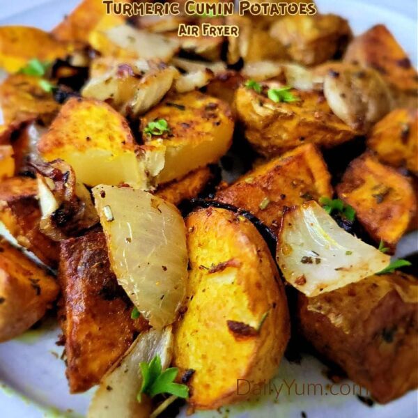 Turmeric Cumin Roasted Potatoes - Daily Yum