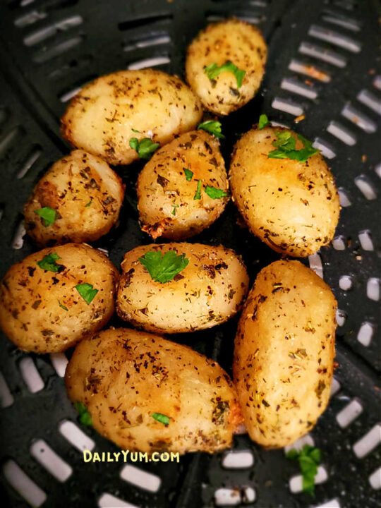 Air Fryer Canned Potatoes - Daily Yum