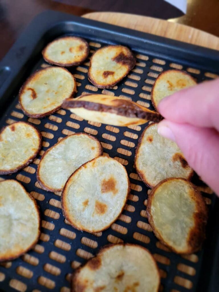 Homemade Crispy Air Fryer Potato Chips - Daily Yum