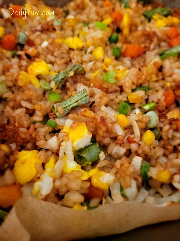 Super Easy Air Fryer Fried Rice Recipe - Daily Yum