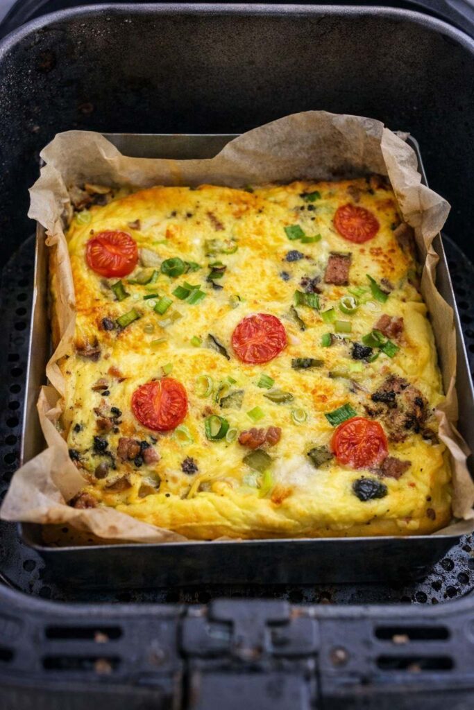 Air Fryer Omelette (Easy, Fluffy & No Flipping Needed) - Daily Yum